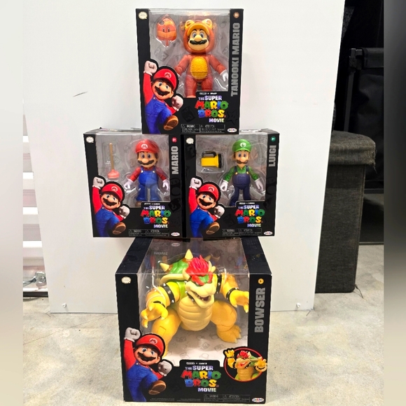 Nintendo | Toys | Jakks The Super Mario Bros Movie Bowserluigi Mario ...